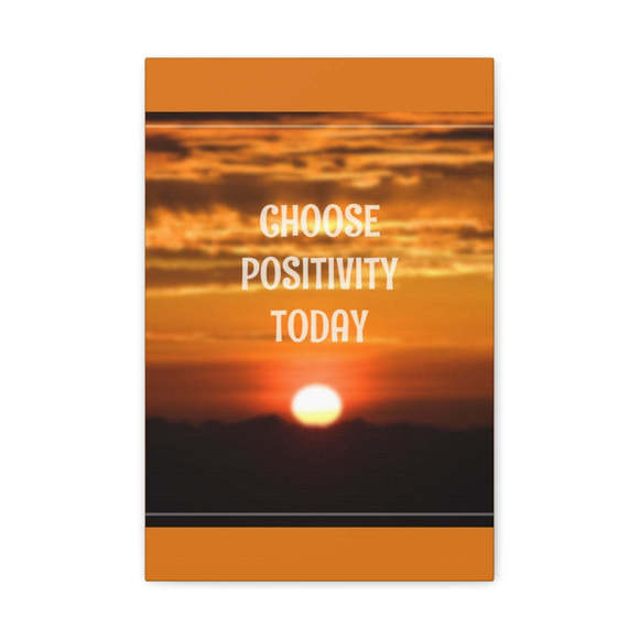 Inspirational Wall Art Choose Positivity Today Motivation Wall Decor ...